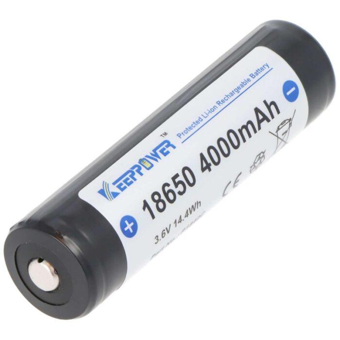 Compre a batería Keeppower 18650 4000mAh en liña